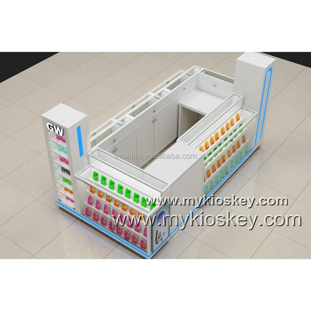 Unique 4m by 3m glass phone cases display showcase for Iphone Andriod