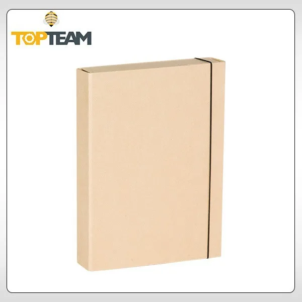 Cheap A4 Kraft Paper Handmade File Box,File Folder Decoration School ...