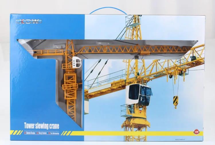 Diecast Crane 1:50 Scale Tower Slewing Crane Model - Buy Diecast Crane ...