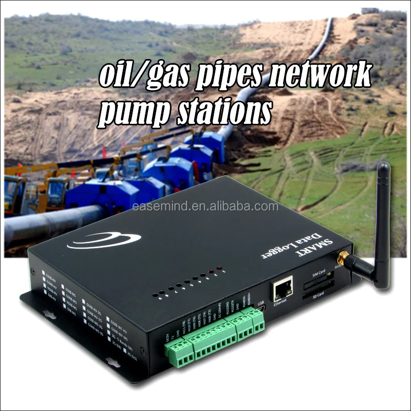 Channels 8 Temperature Sensor Gprs Ethernet Lora Data Logger With Sim ...