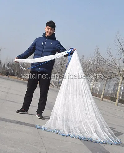 10ft American Style Nylon Drawstring Cast Net Fishing| Alibaba.com