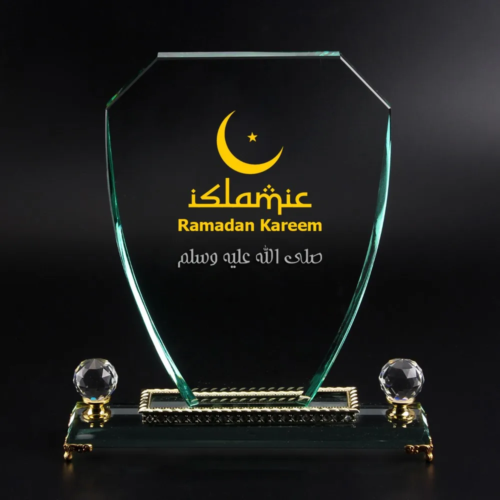 Unique Jade Glass Muslim Crystal Quran Trophy Gifts - Buy Muslim ...