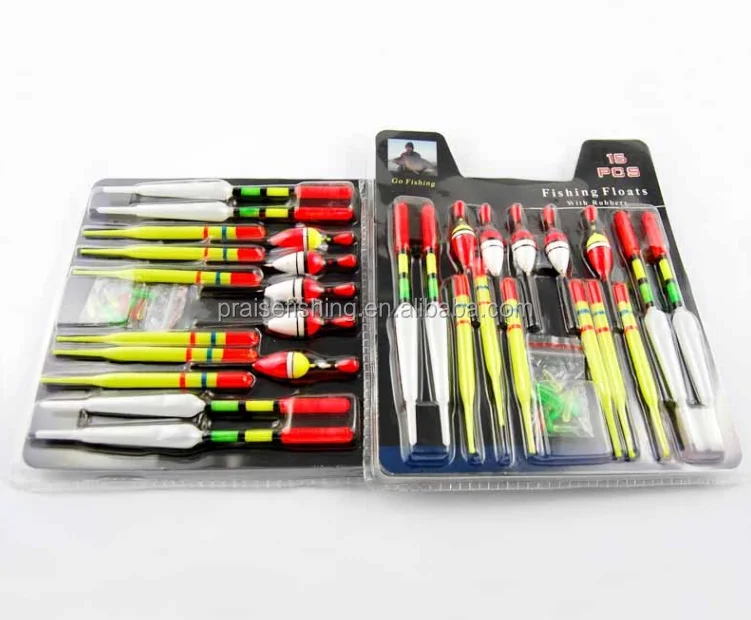 15PCS/set Assorted Sizes Float Buoy Carp Fishing Floats Combo for ...