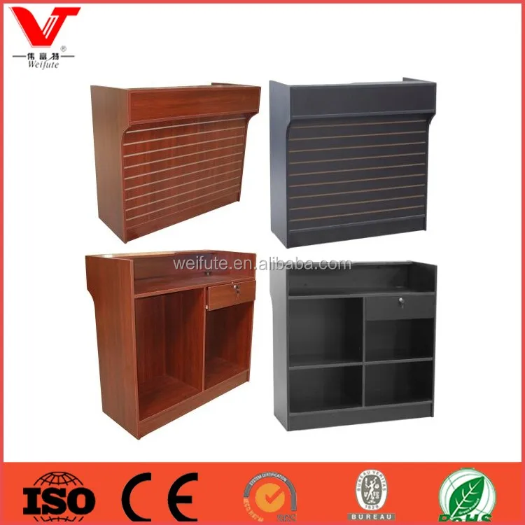 Retail Store Wooden Cash Register/supermarket Checkout Counter - Buy ...