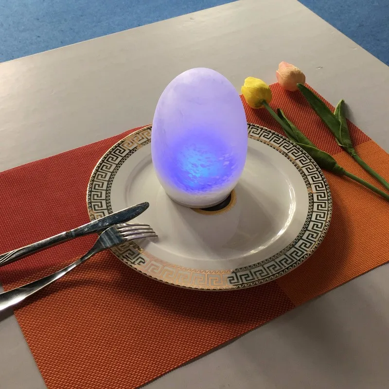 10x15cm 2017 For Restaurant Table Candle Led Egg Light Shape Cordless ...