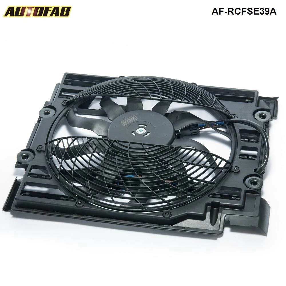 Autofab-ac A/c Radiator Condenser Cooling Fan Assembly For Bmw E39 528i ...