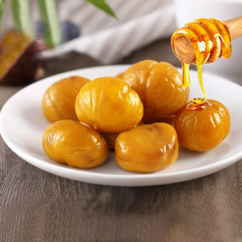 Organic Peeled Roasted Chestnuts - Sweet and Healthy Snacks