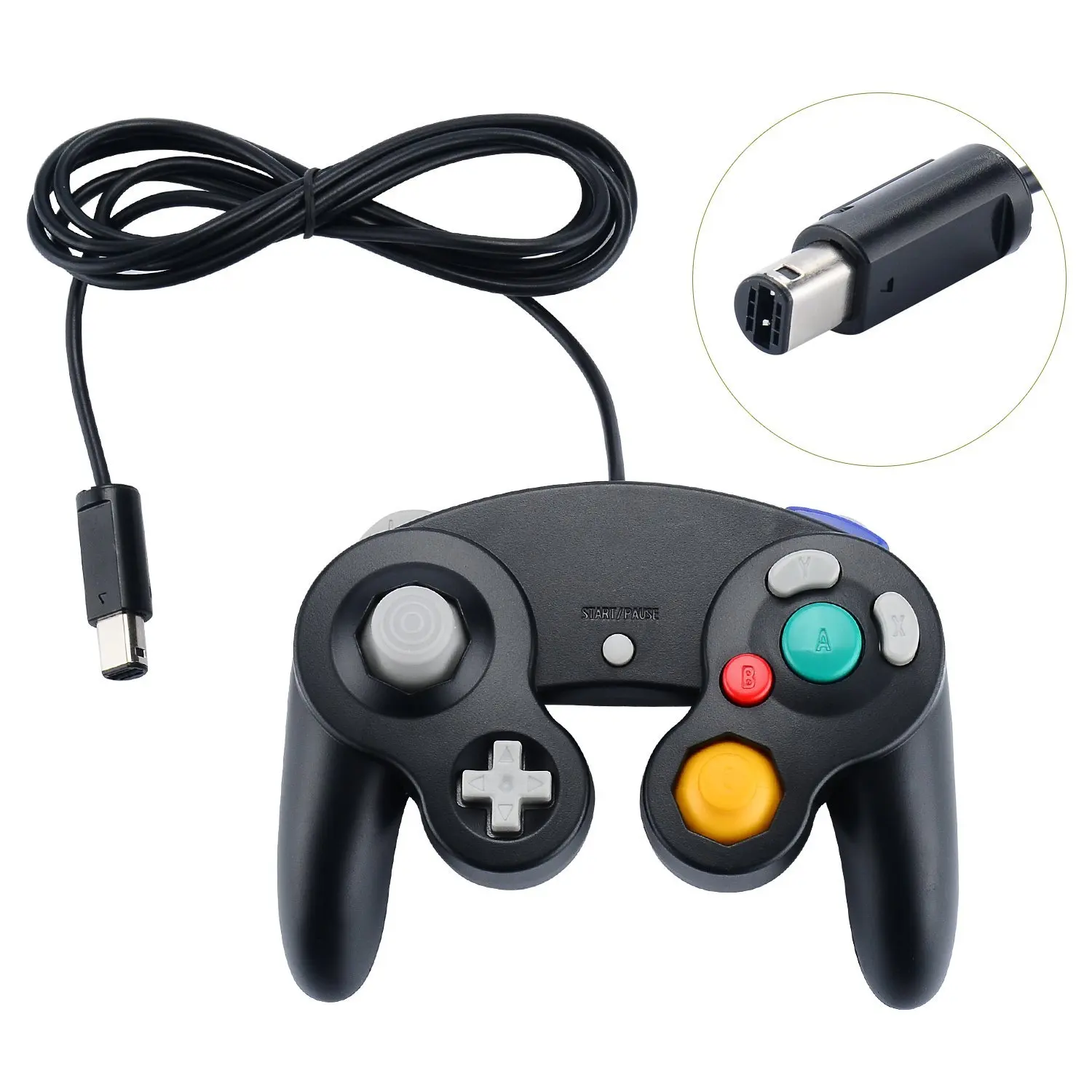 New Gc Wired Game Controller For Nintendo Ngc Gamecube Gc Joystick ...