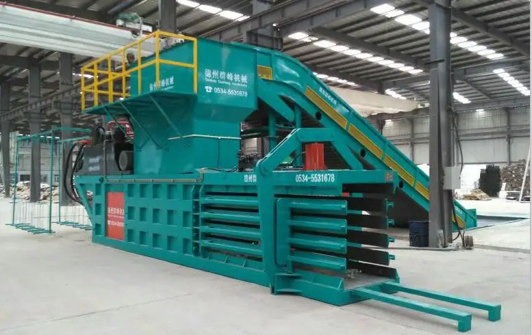 Automatic Horizontal Hydraulic Waste Paper Baling Machine Scrap Paper ...