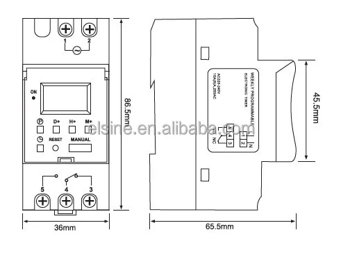 Digital Timer Switch For Street Lighting Control (ahc15a,Thc15a,Dhc15a ...