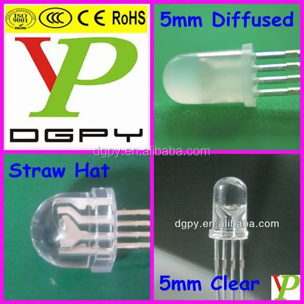 3mm 4-pin rgb led diode| Alibaba.com