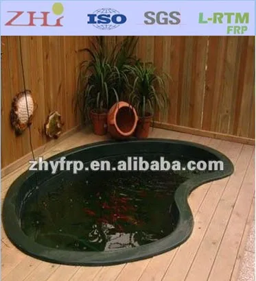 Deep Curved Preformed Fiberglass Pond (l5.6xw2.2xh1.3meter) - Buy ...