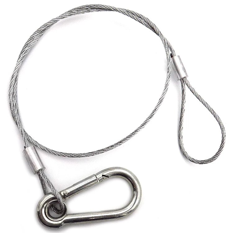 Stainless Steel Safety Rope Cable Security Wire for Heavy Duty Lamp ...