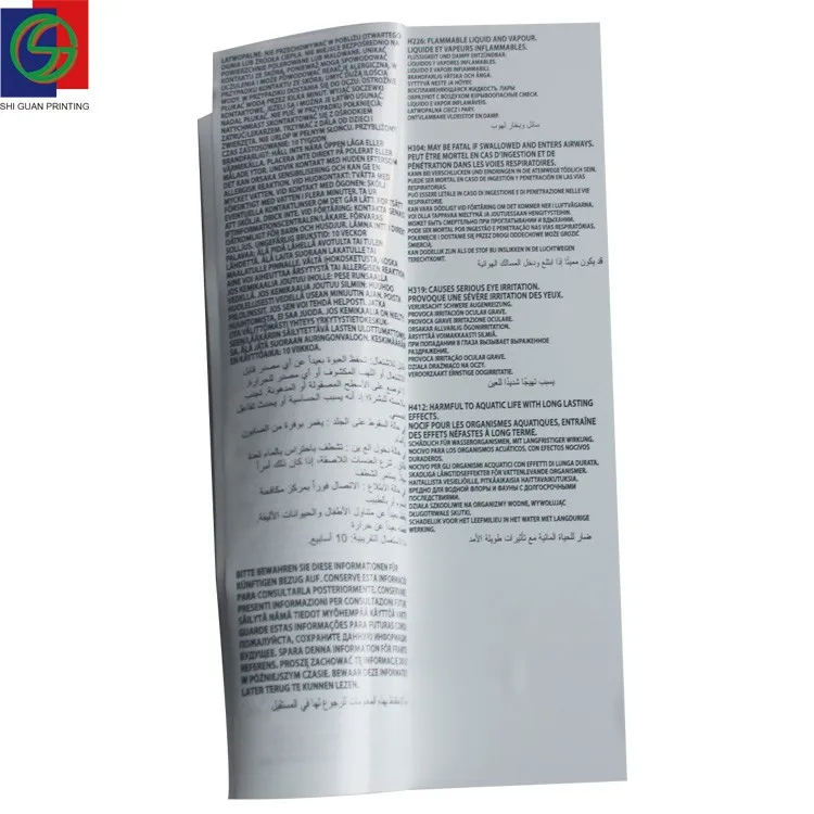 High Quality Booklet Format Multi -layer Sticker Paper Label - Buy ...
