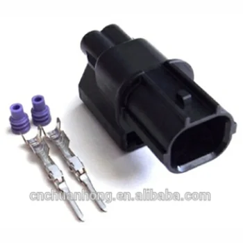 2 Pin Hx .040 Male Connector 6188-0589 With Terminals And Seals ...