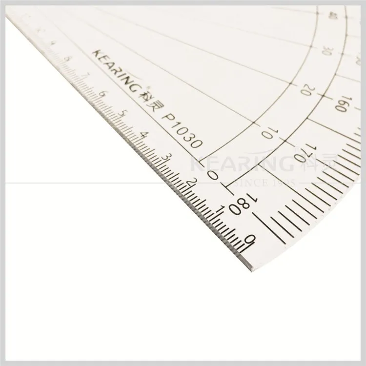 Kearing 30cm Sew Protractor Corner Layout Up For 180 Degree,3 Mm ...