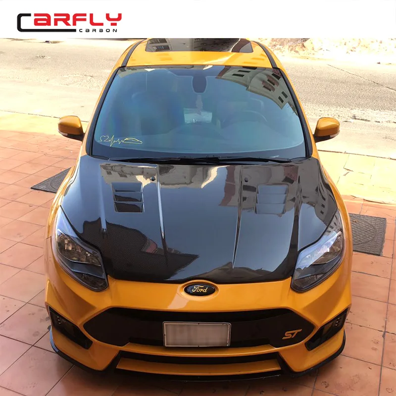 Carbon Fiber Hood for Ford Focus 2012-2017 - Durable & Lightweight