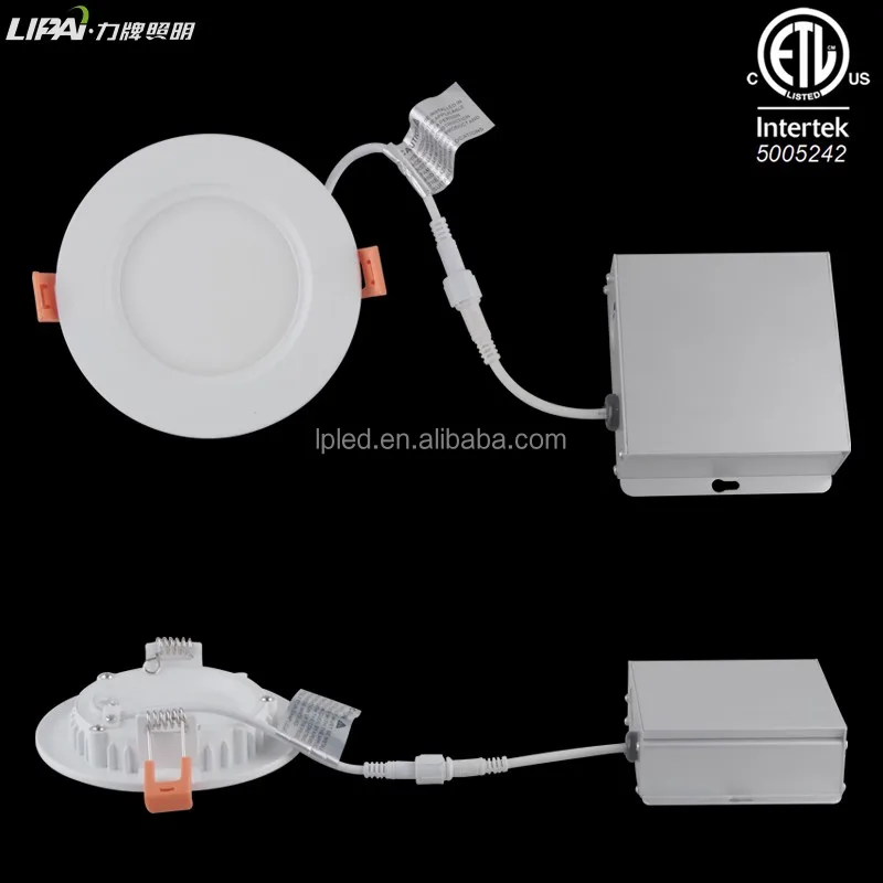 Etl 5005242 Led Panel Light 6'' 16w Led Dimmable Light 100-277v 347v Ic ...