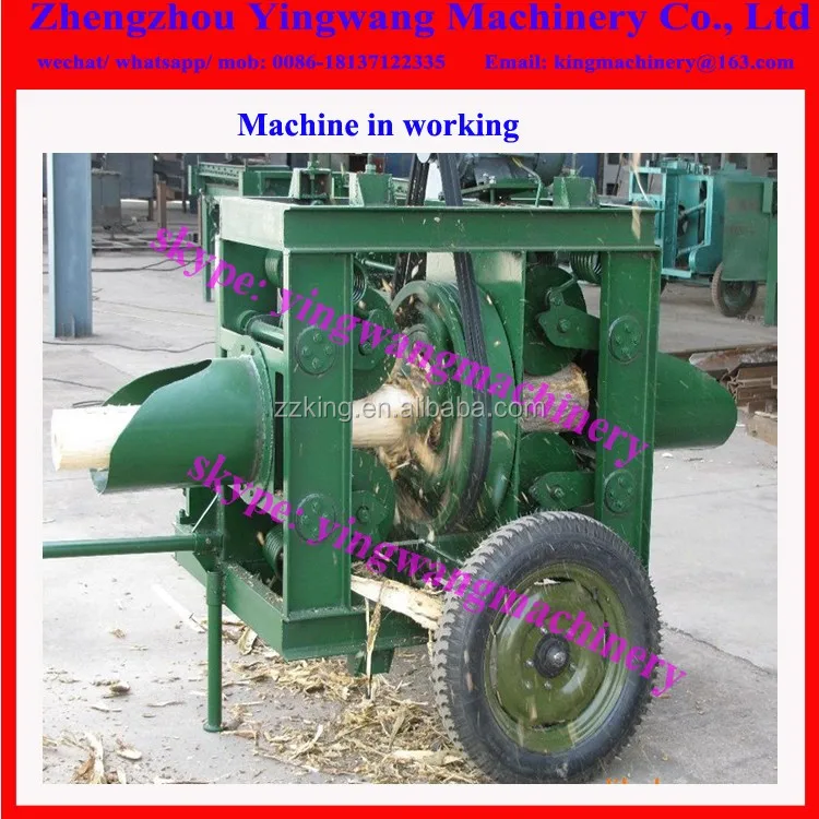 Tree Trunk / Tree Bole Peeling Machine / Wood Tree Debarking Peeling ...