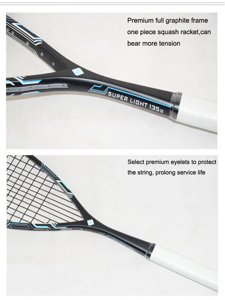 Full Carbon&graphite Squash Racket Indoor Sports Squash Rackets - Buy ...