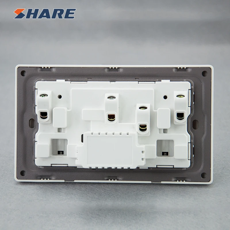 British Middle East Saudi Arabia Standard 2 Gang 6 Pin 13a Switch ...