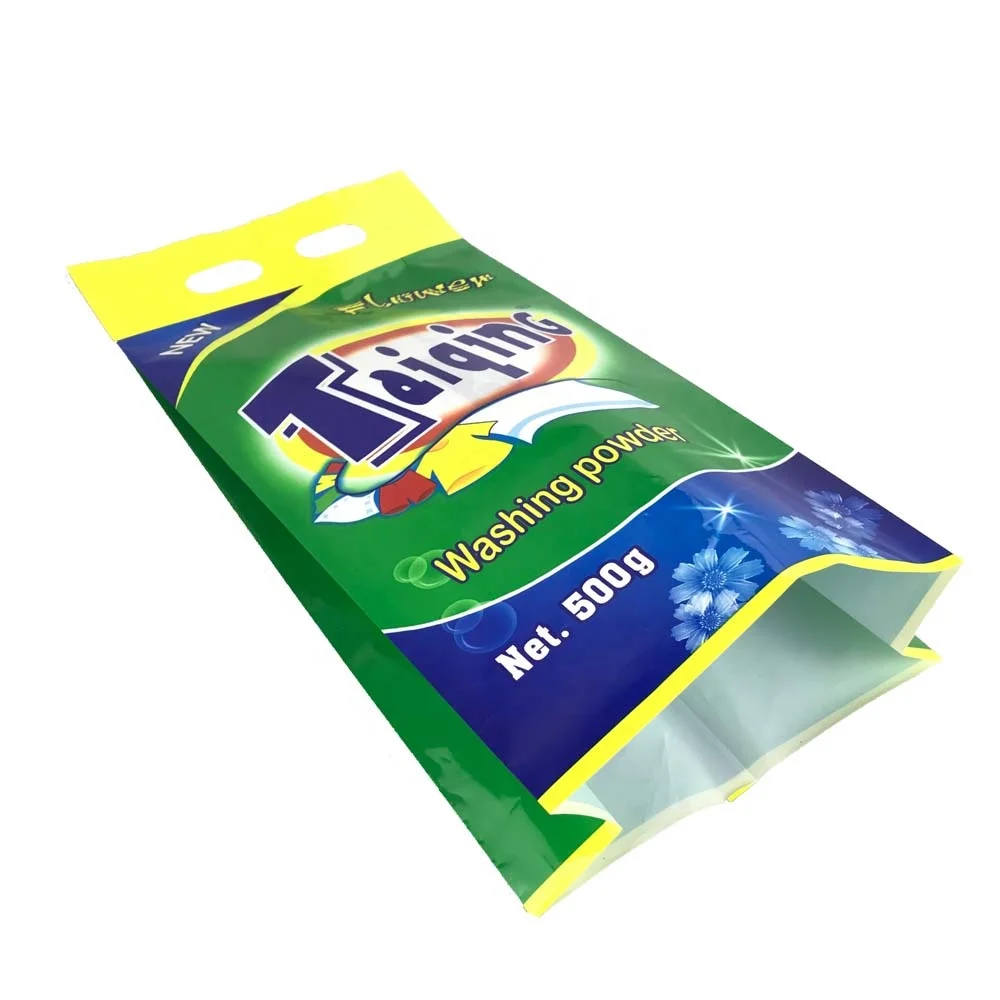 250g 500g 1kg 2kg Custom Printed Side Gusset Laminated Detergent ...