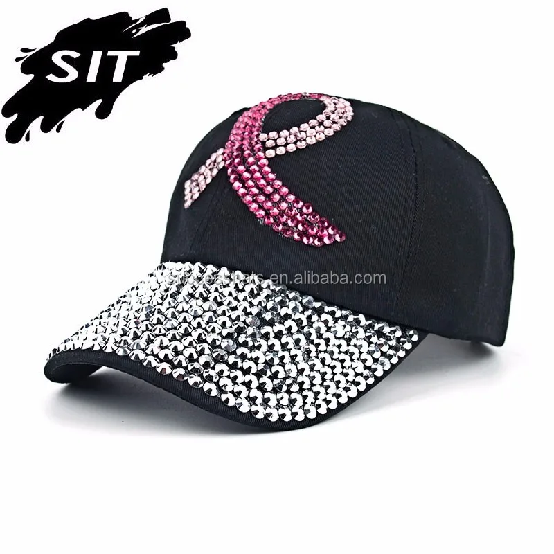 Wholesale Rhinestone Decorated Cap Unique Baseball Caps Hats For Women ...