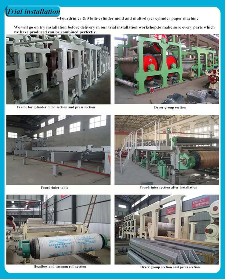 Small Type Waste Carton Recycling Machine To Produce Corrugated Base ...