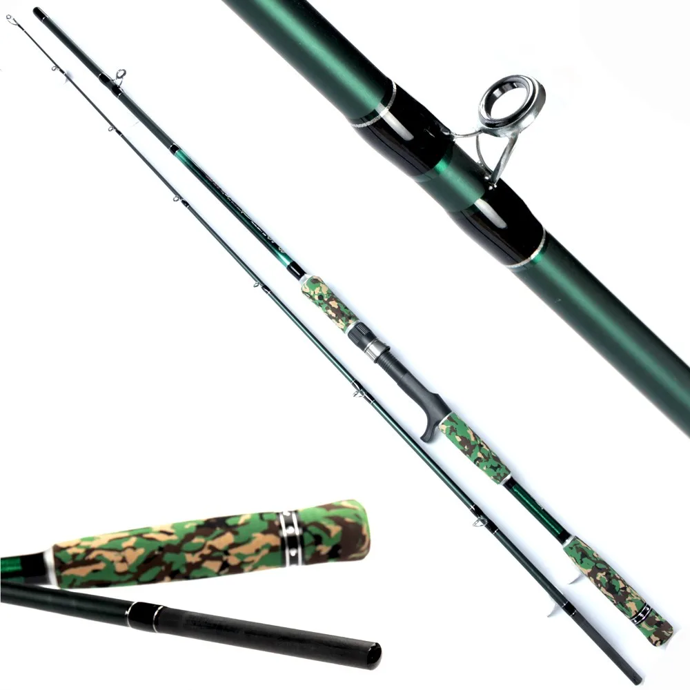 Carbon Jigging Fishing Rod,Casting Heavy Boat Trolling,50-80lbs 2.28m ...