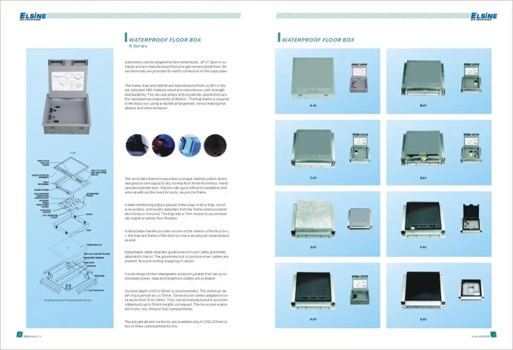 2-gang Outlet Box - Waterproof & Raised Floor Solution