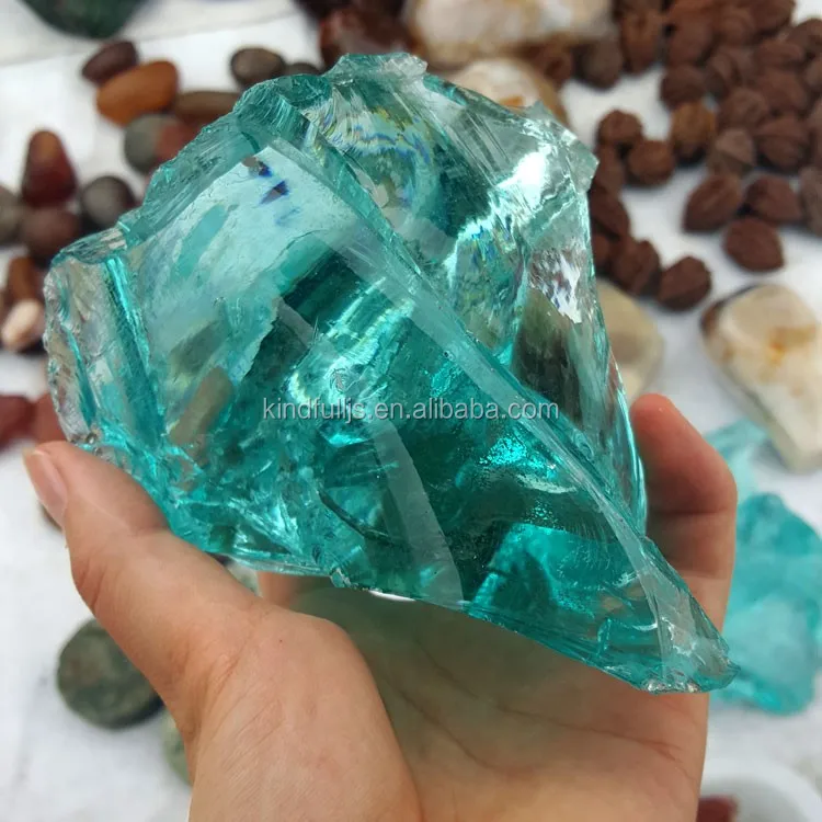 Natural Glass Rough Stones Transparent Crystal Stones - Buy Natural ...