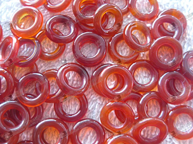 Red Agate Rings for Fishing Rod Gemstone Fishing Rod Guides