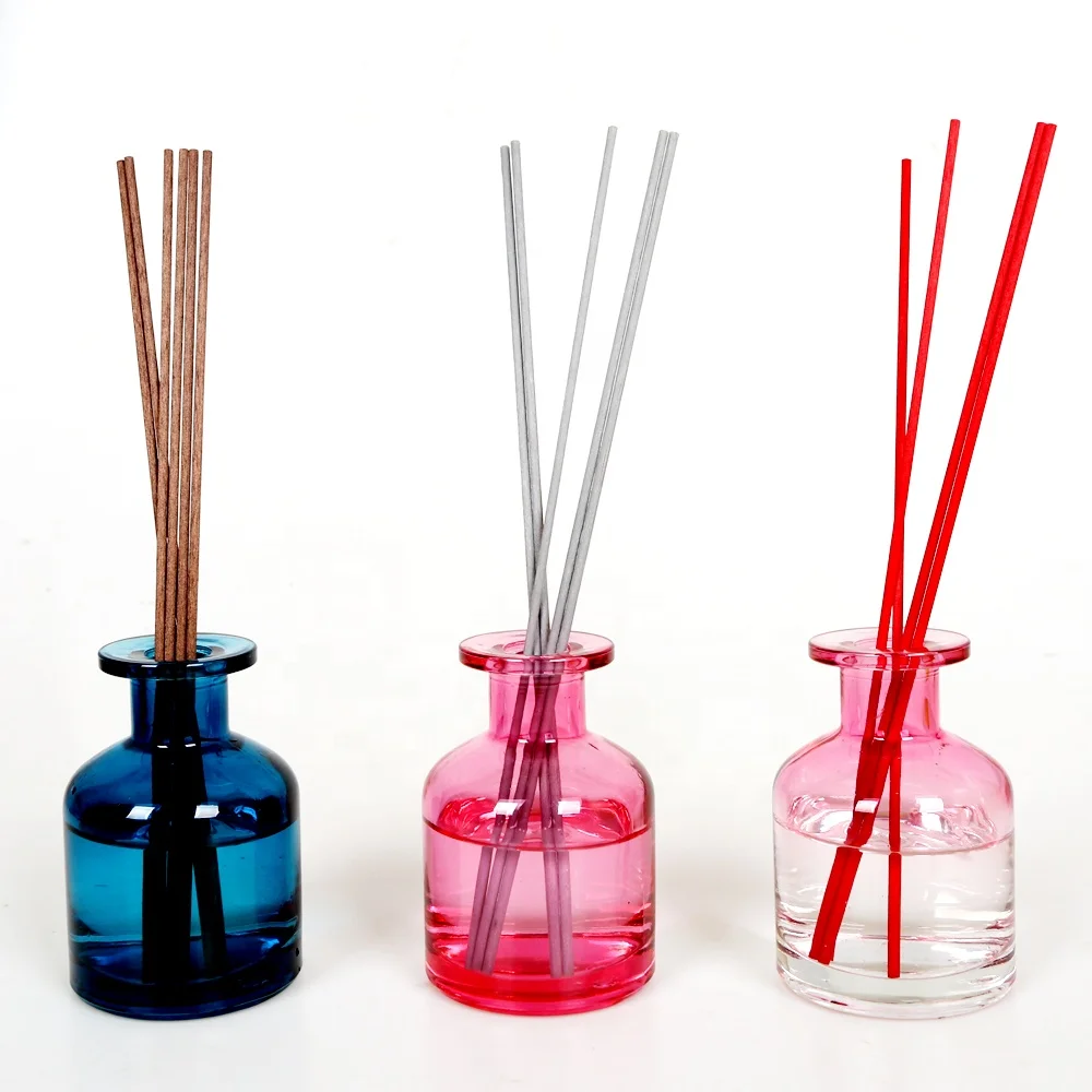 Custom No Fire Aromatherapy 50ml Glass Bottle Reed Diffuser - Buy Blown ...
