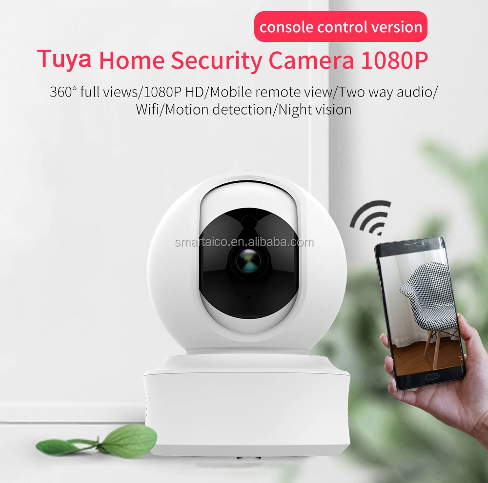 Tuya Indoor Camera Robotic Hd 1080p 2mp Camera Baby Monitor Camera ...