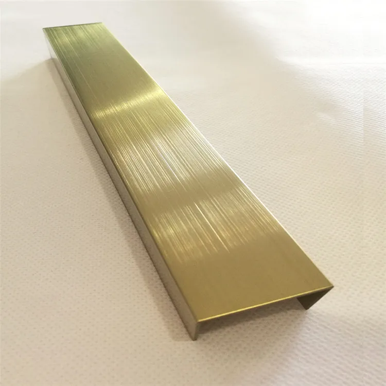 China Supplier Stainless Steel U Channel Decorative Metal Trim For ...