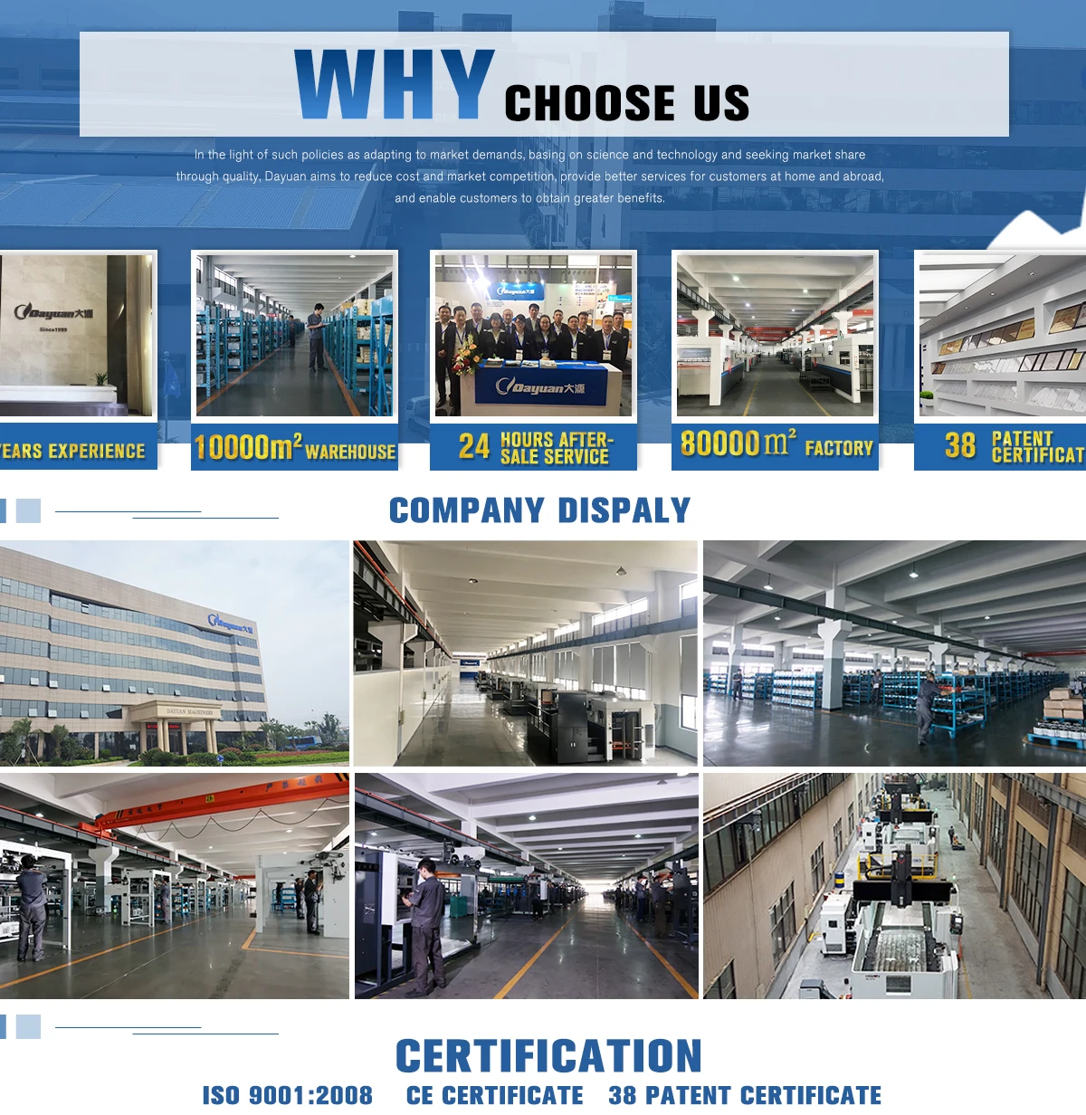 Zhejiang Dayuan Machinery Co., Ltd. - Die Cutting Machine; Servo ...