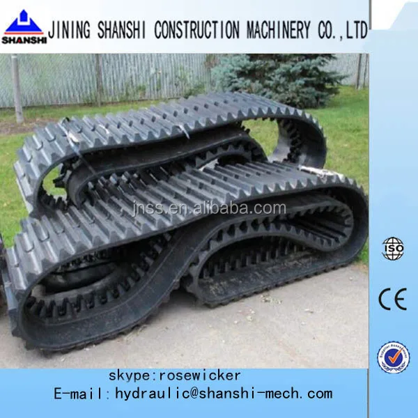 Rubber Track Chian Doosan Dx55 Dh55 Dx60 Dx80 Dx130 Dx150 Rubber Shoe ...