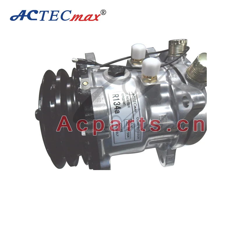 AC Compresor Universal 505 2A Sanden 12 oring Vertical -R134a OE ...