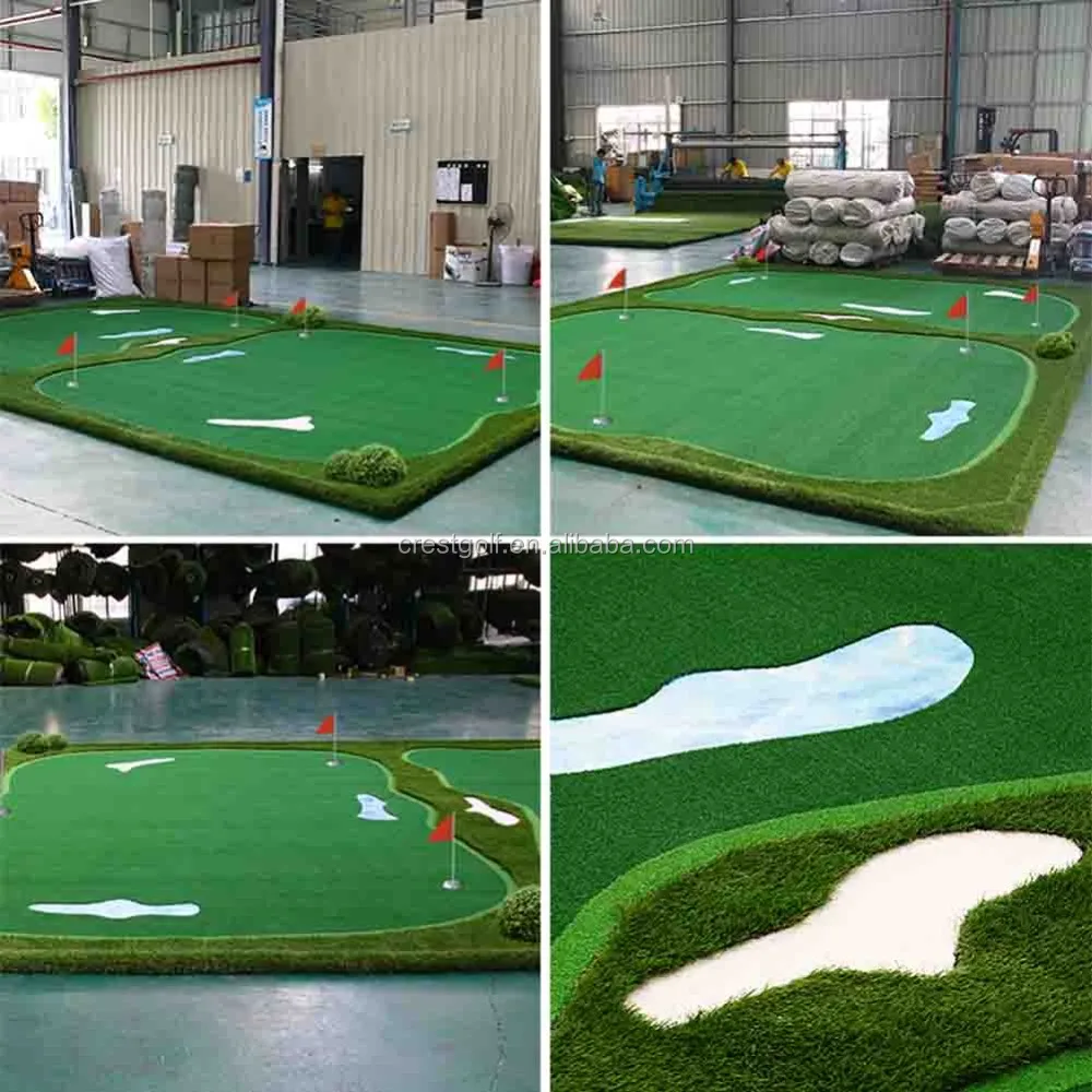 Simulation Mini Golf Putting Green Golf Putting Mat Golf Putting Carpet ...
