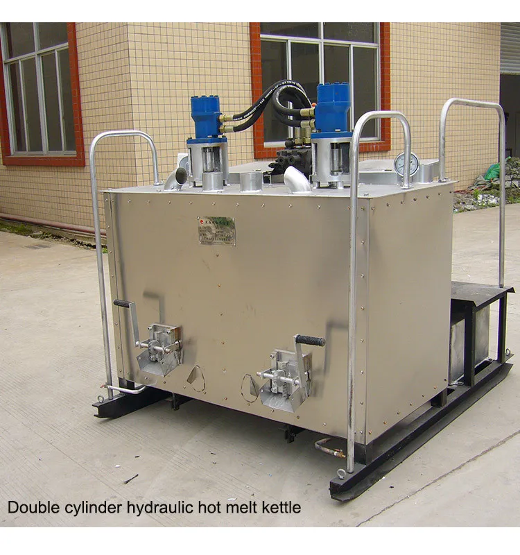 Hydraulic Double Cylinder Thermoplastic Paint Melter Kettle - Buy ...