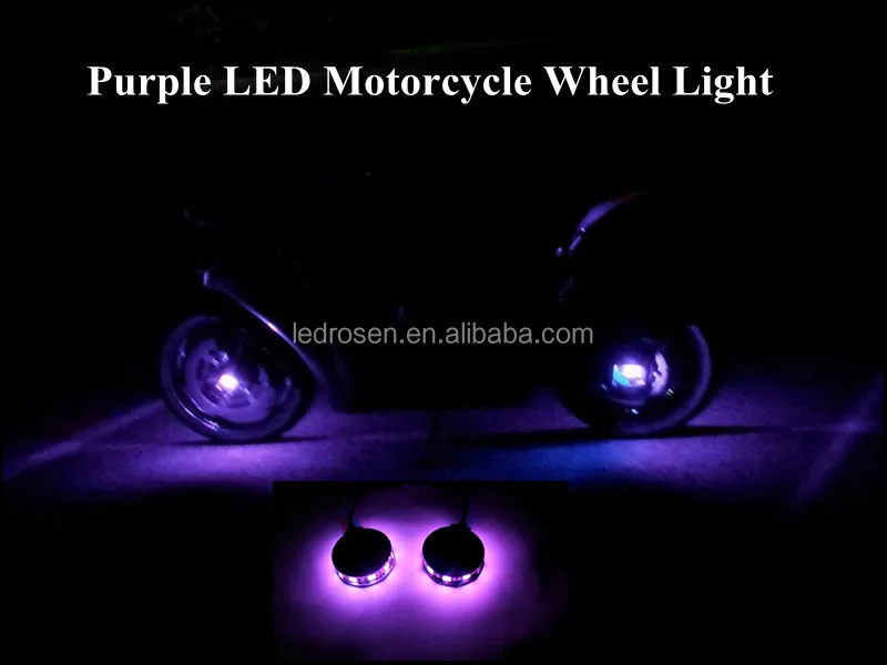 Led Motor Wheel Strip Light Kit /motorcycle Led Pod Lights With Remote ...