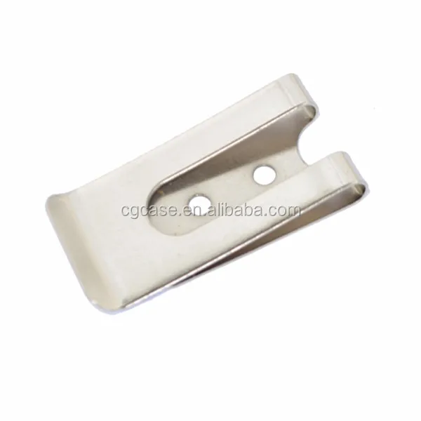 Durable Swivel D Stainless Steel Spring Metal Belt Clip