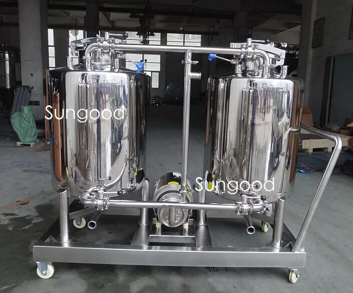 75l/150l/200l Brewery Cip Cleaning System/cip Cleaning Cart/cip Trolly ...