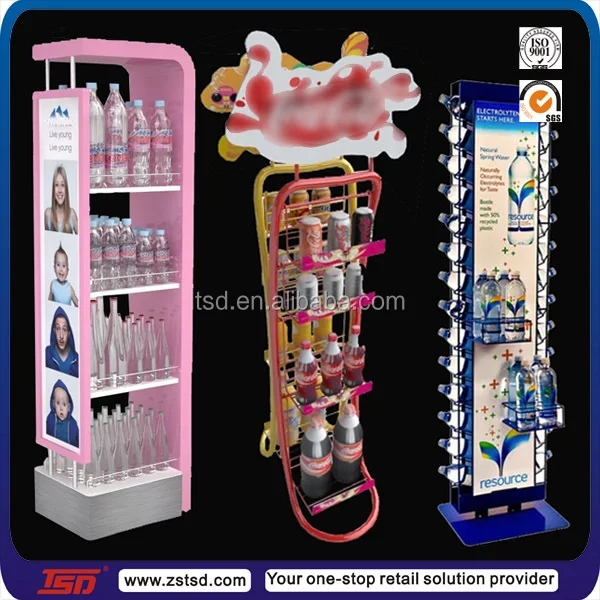Acrylic Drink Display Counter Holder/retail Energe Drink Counter ...
