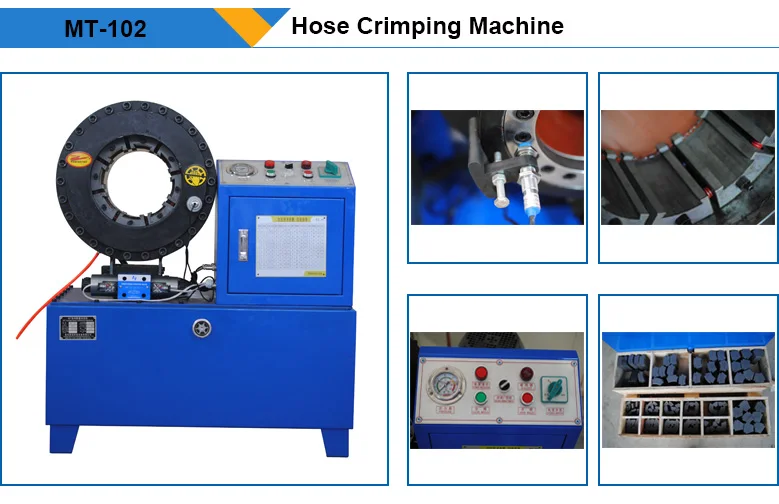 Prensa Hydraulic Manual Turbina Hydraulic Dayco Hoses Crimping Machine ...