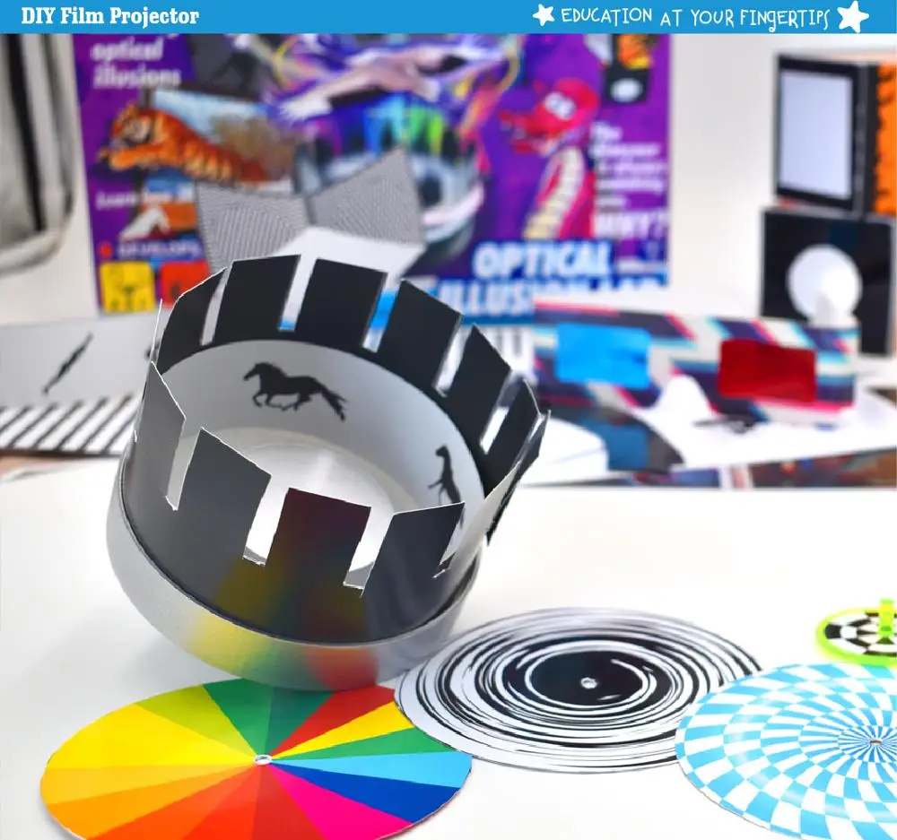 Stem Science Kit Of Optical Illusion Lab Physics Experiment For Kids ...