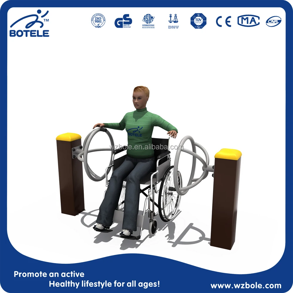 Outdoor Fitness Apparaten for Handicapped - Shoulder Wheel Exercise
