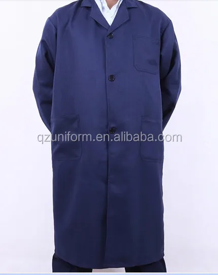 Navy Blue Poly/cotton Over Coat/\ Workwear Uniform Dust Coats - Buy ...