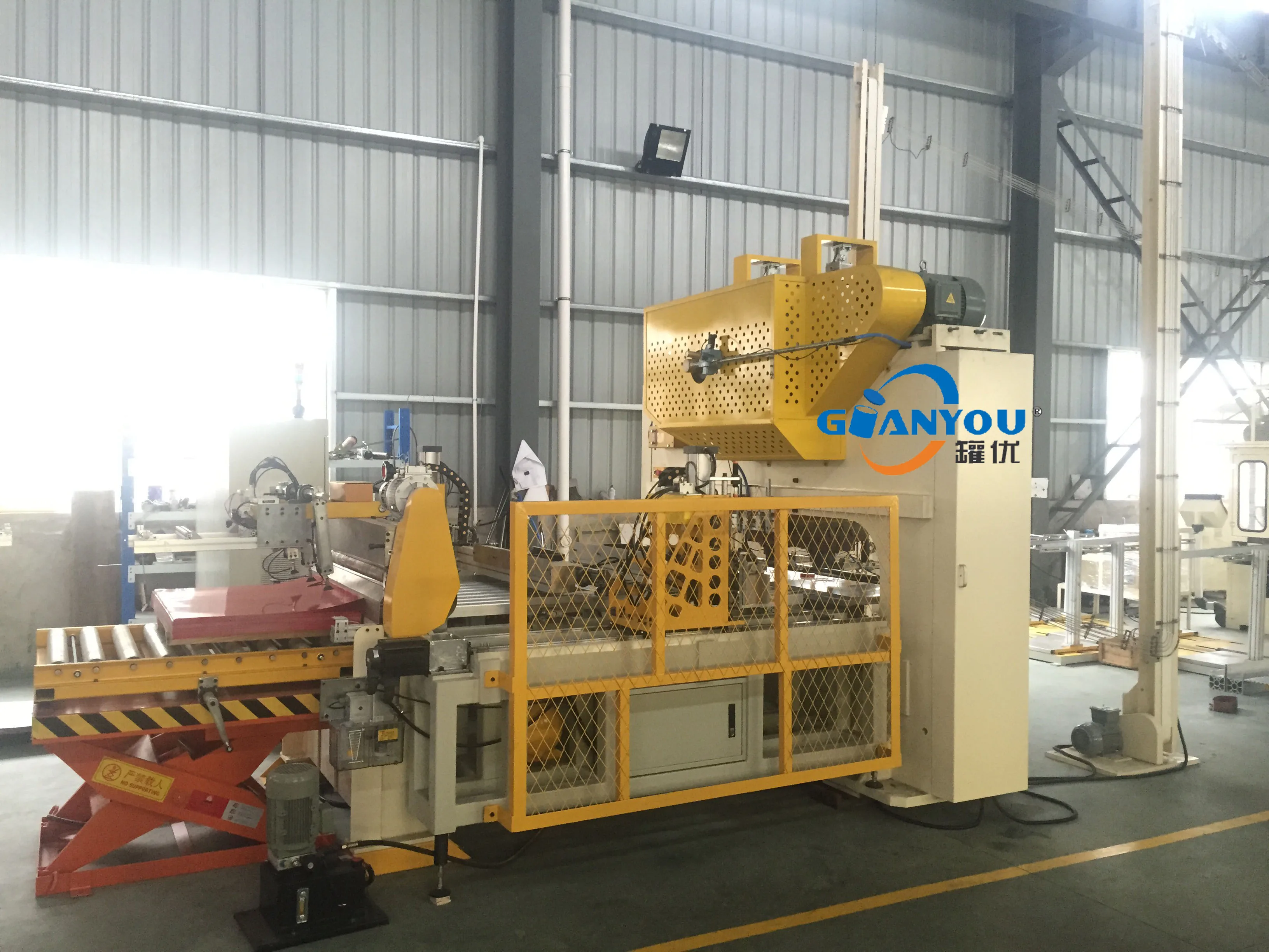 Fully Automatic CNC Punch Press Tin Can Lid Making Line