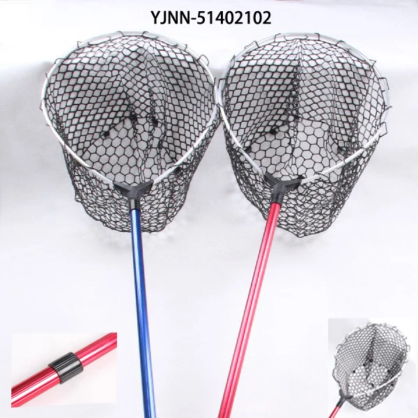 High Level Yjnn-5 Rubber Landing Net Telescopic Aluminum Handle Fishing ...